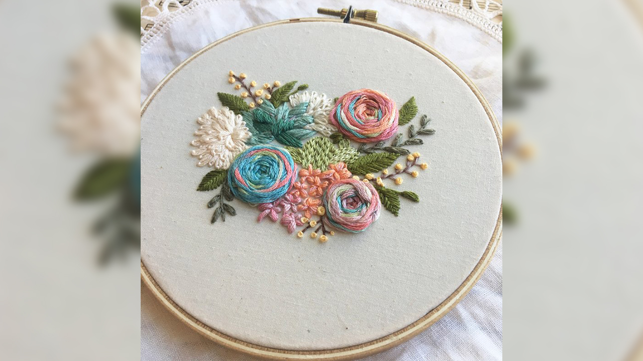 Hunar Online Courses- 4 Steps To Design Your Own Embroidery Sampler
