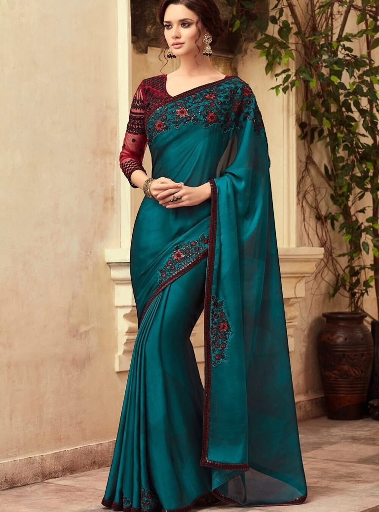 Saree Embroidery Designs: Try New & Trendy Styles