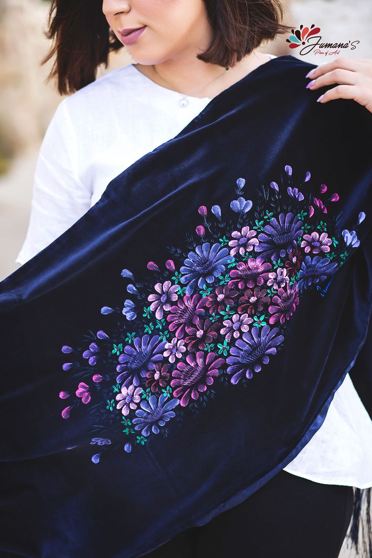 Style your festive look with Cloth fabric painting design